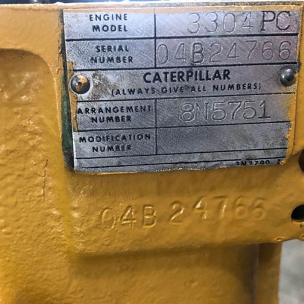 Cylinder Block CAT 3304 Part No. 7N-5454 C/N: 1N-3574 - Upway Marine